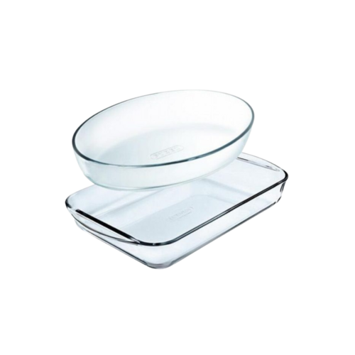 Arteg - tave qelqi pyrex 35x23-30x21 cm 2 cope