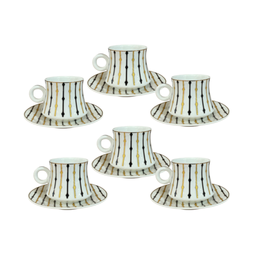 Arteg - filxhane caji queen crown stripes 6 cope