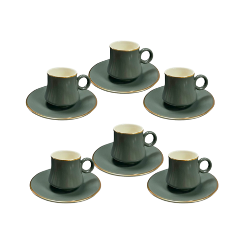 Arteg - filxhane caji queen crown green 6 cope